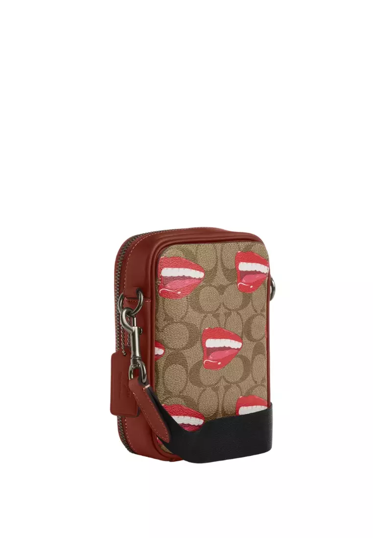 Jual Coach Coach X Tom Wesselmann Stanton Crossbody In Signature Canvas ...