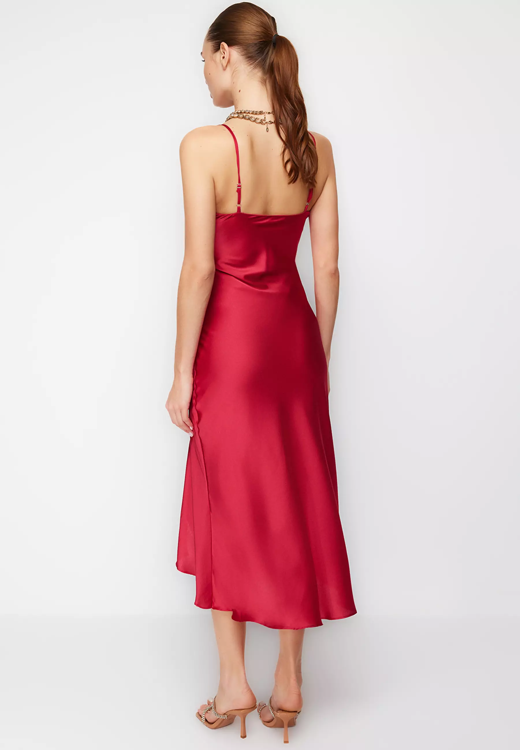 Buy Trendyol Slit Midi Dress 2025 Online Zalora