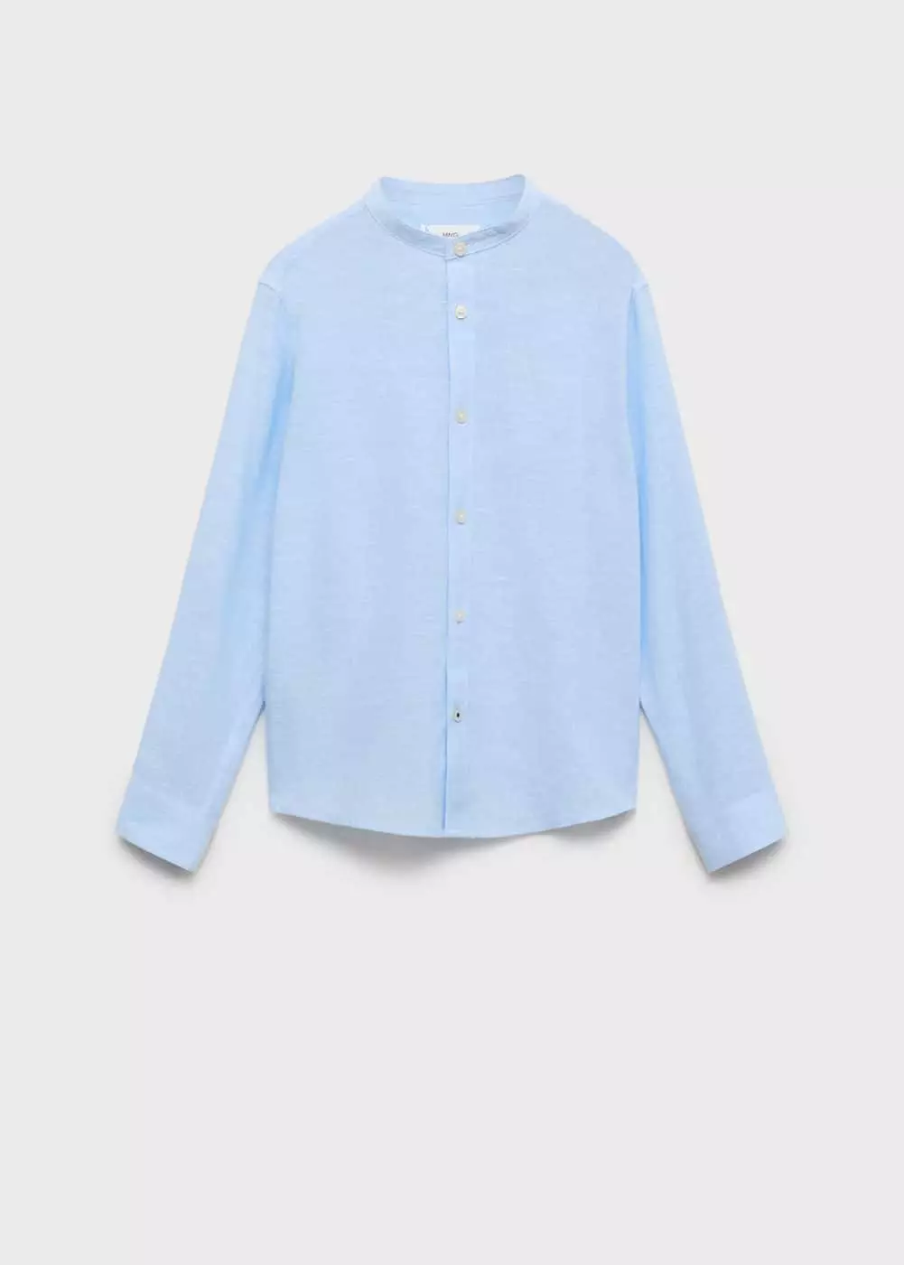 Jual Mango Kemeja katun linen dengan kerah mandarin Original 2025 ...