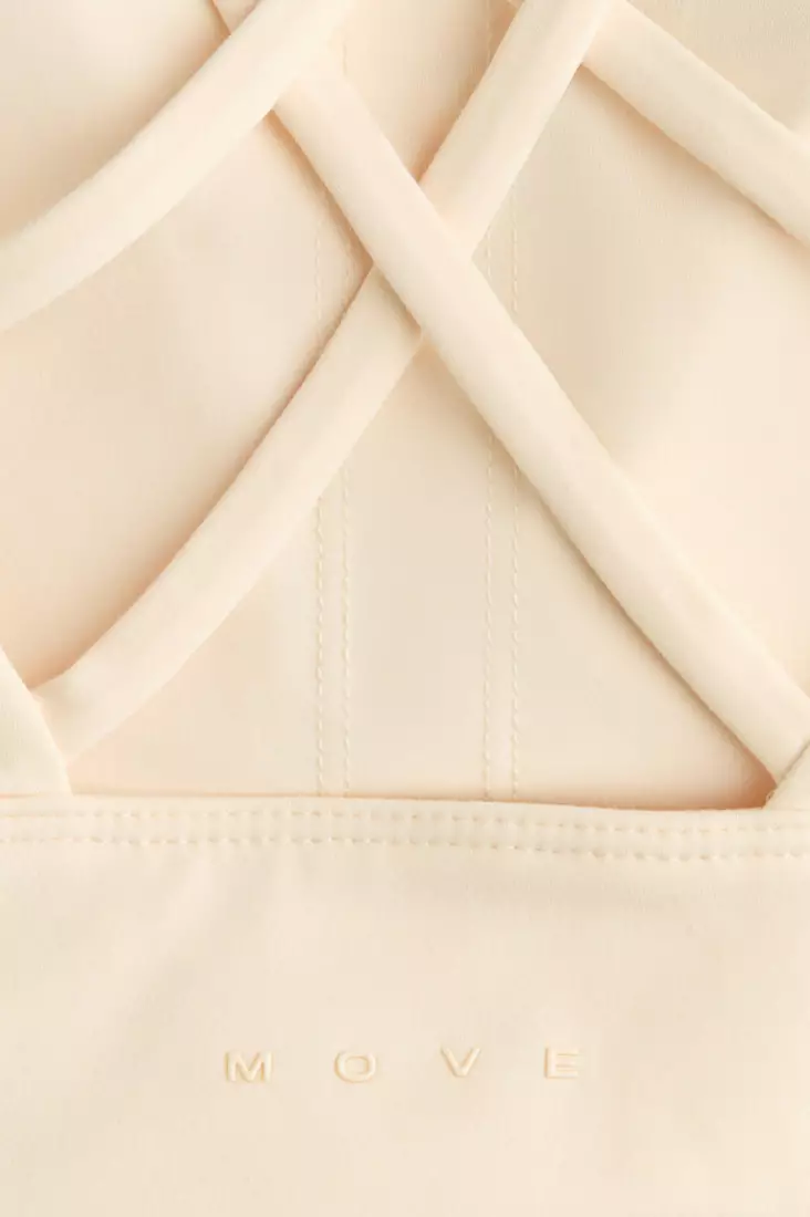 Buy H&M Medium Support Sports bra with SoftMove™ 2026 Online | ZALORA