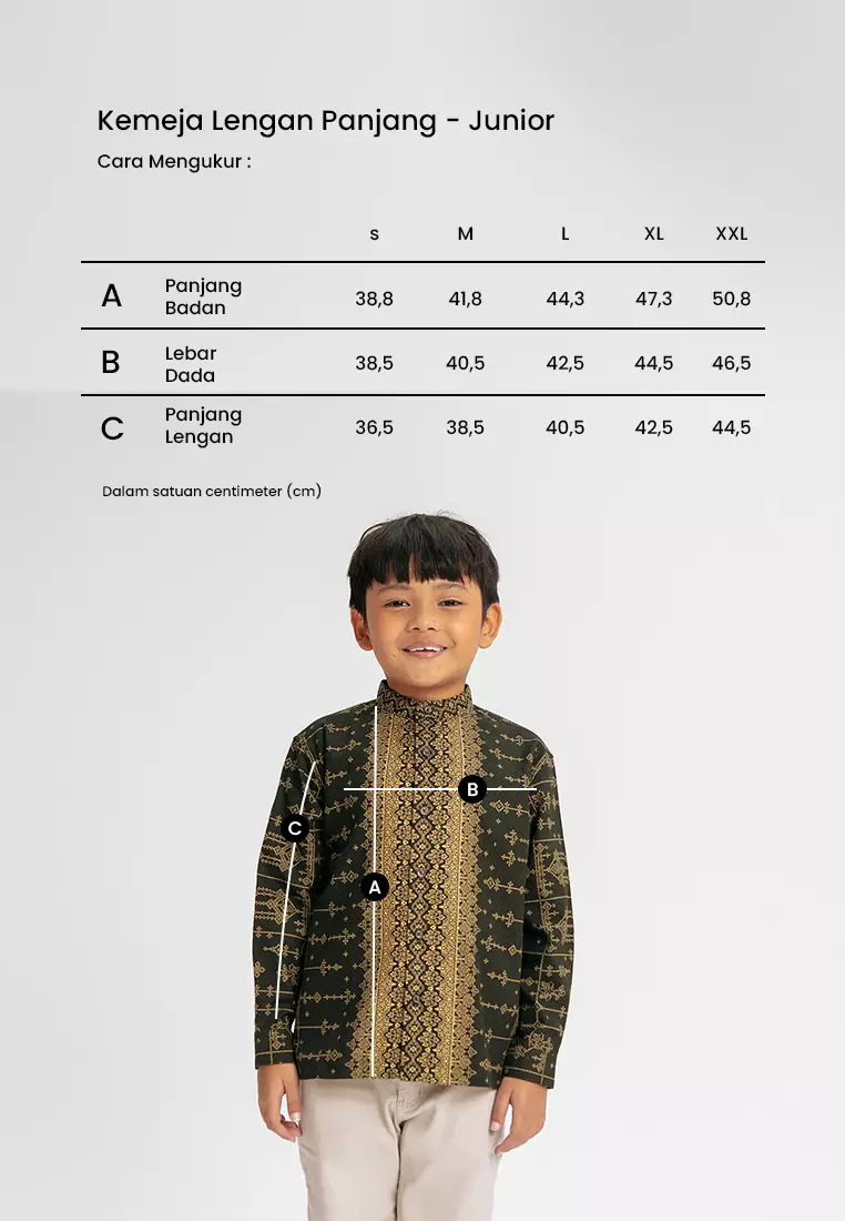 Jual Manzone MANZONE - Atheer LS Junior - Kemeja Koko Shanghai Anak ...