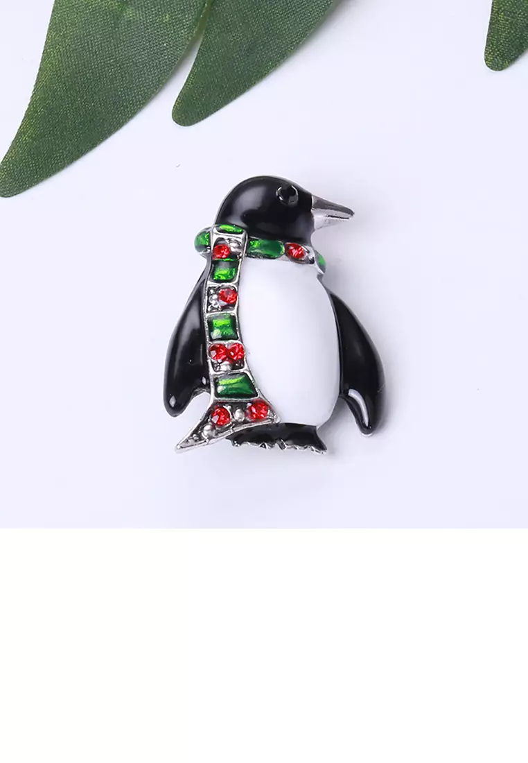 Buy Glamorousky Simple and Cute Bib Penguin Brooch 2024 Online | ZALORA ...