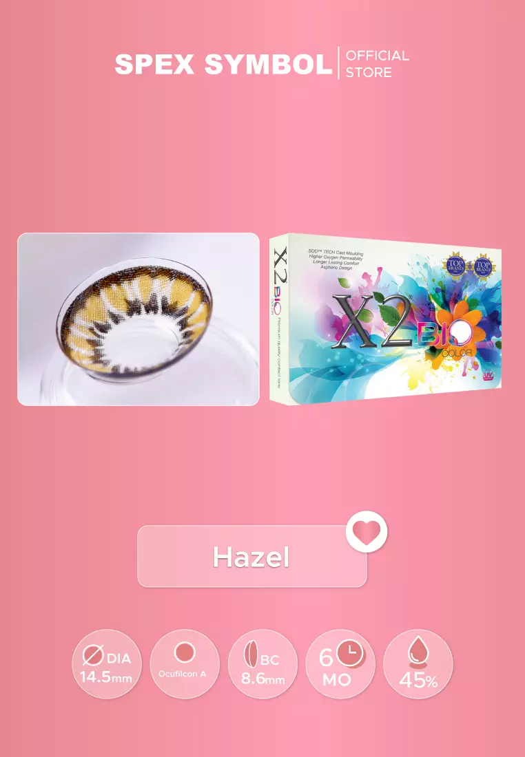 Jual X2 Spex Symbol X2 Bio Color Varian Hazel Original 2024 | ZALORA ...