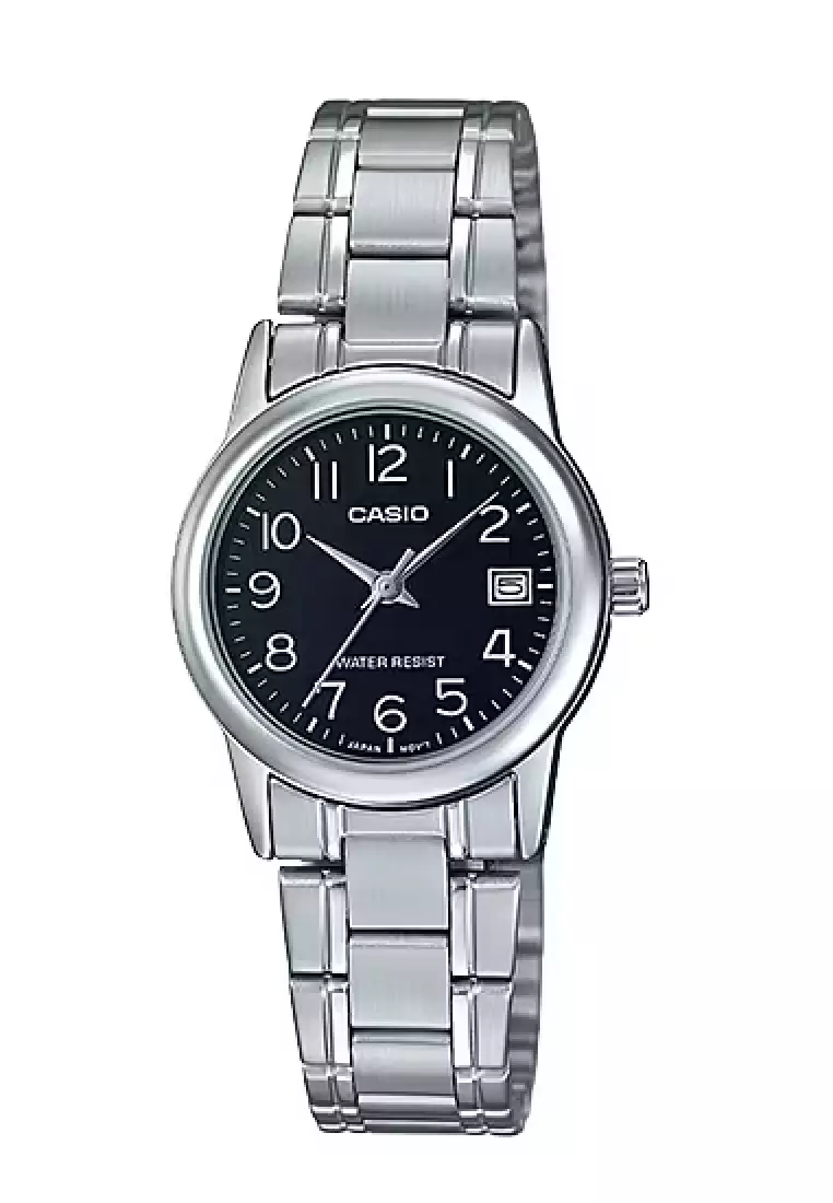 Jual Casio Casio Women Ltp V002d 1b Stainless Steel Original 2024 Zalora Indonesia