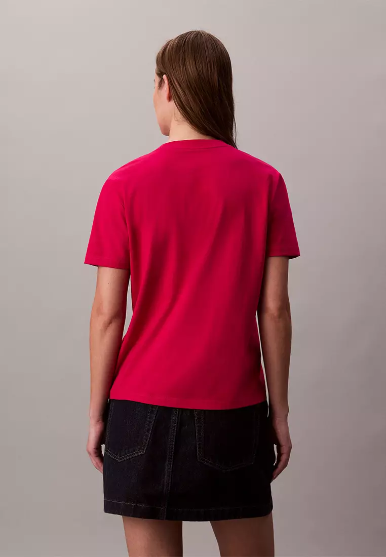 Buy Calvin Klein CKJ T-Shirts Pink 2025 Online | ZALORA Philippines