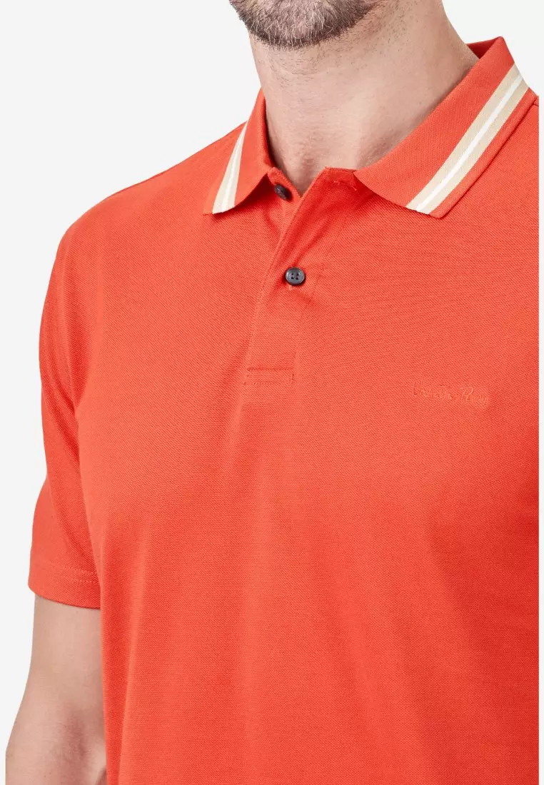 Buy Valentino Rudy Valentino Rudy Italy Men Basic Pique Polo Tee 048500 ...