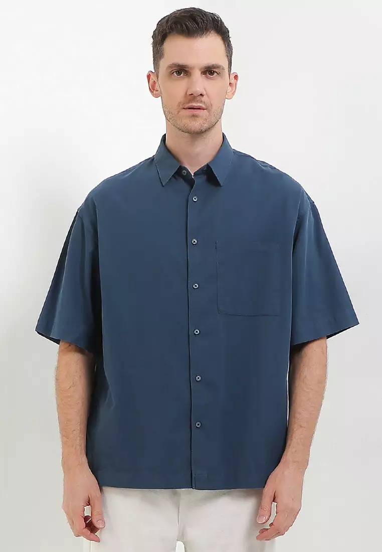 Jual Andrew Smith Kemeja Tangan Pendek Original 2026 | ZALORA Indonesia