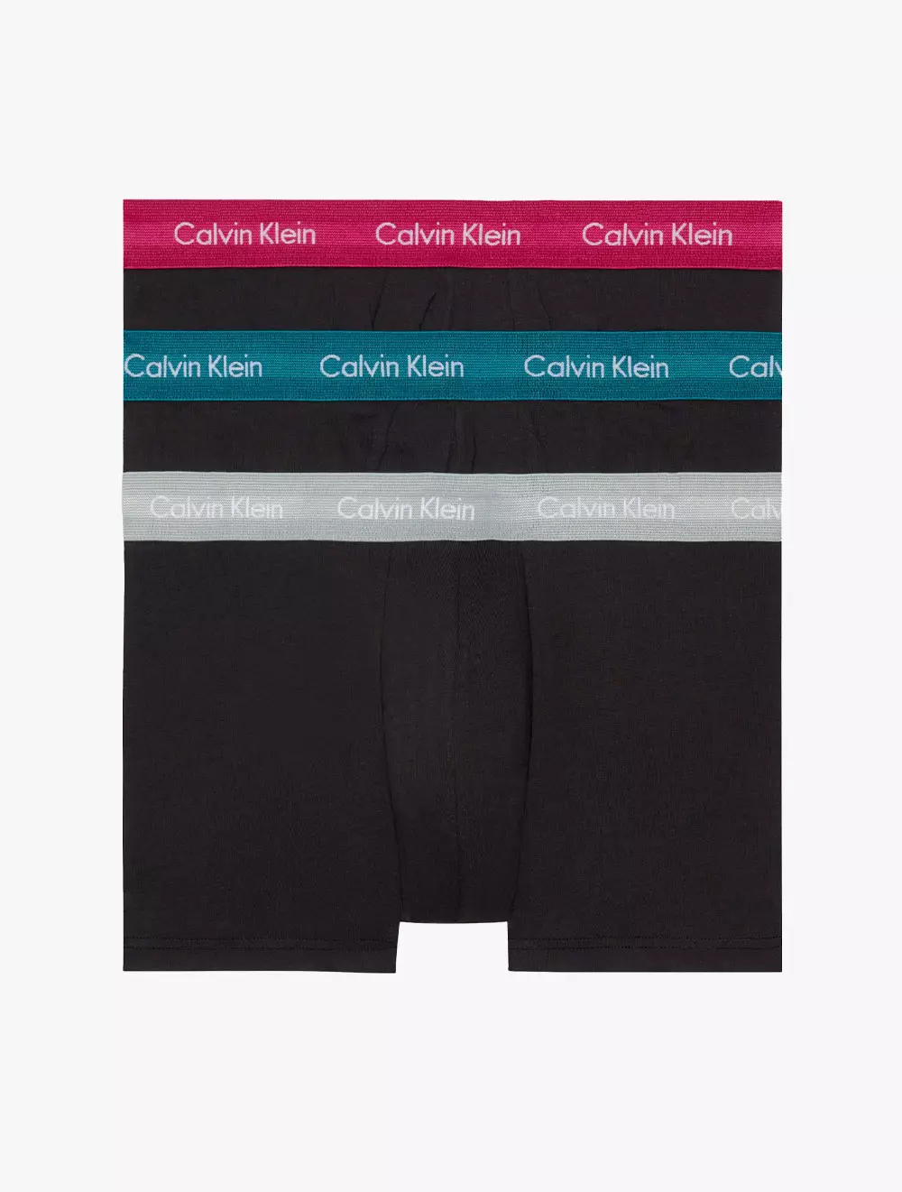 Jual Calvin Klein CALVIN KLEIN UNDERWEAR - COTTON STRETCH 3 PACK LOW RISE TRUNK - Black - black ...