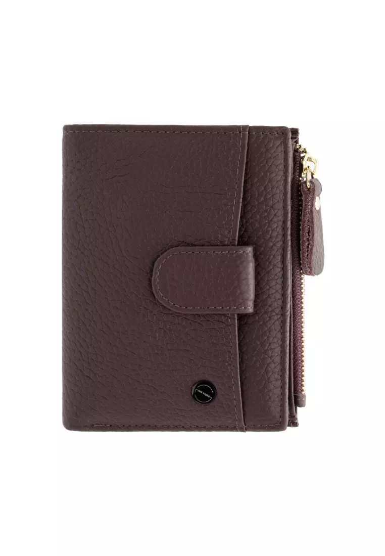 Buy Jack Studio Jack Studio Top Grain Leather Bi-Fold Vertical Wallet ...