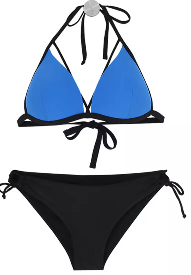 Buy Halo Colour Block Swimsuit Bikini 2025 Online | ZALORA