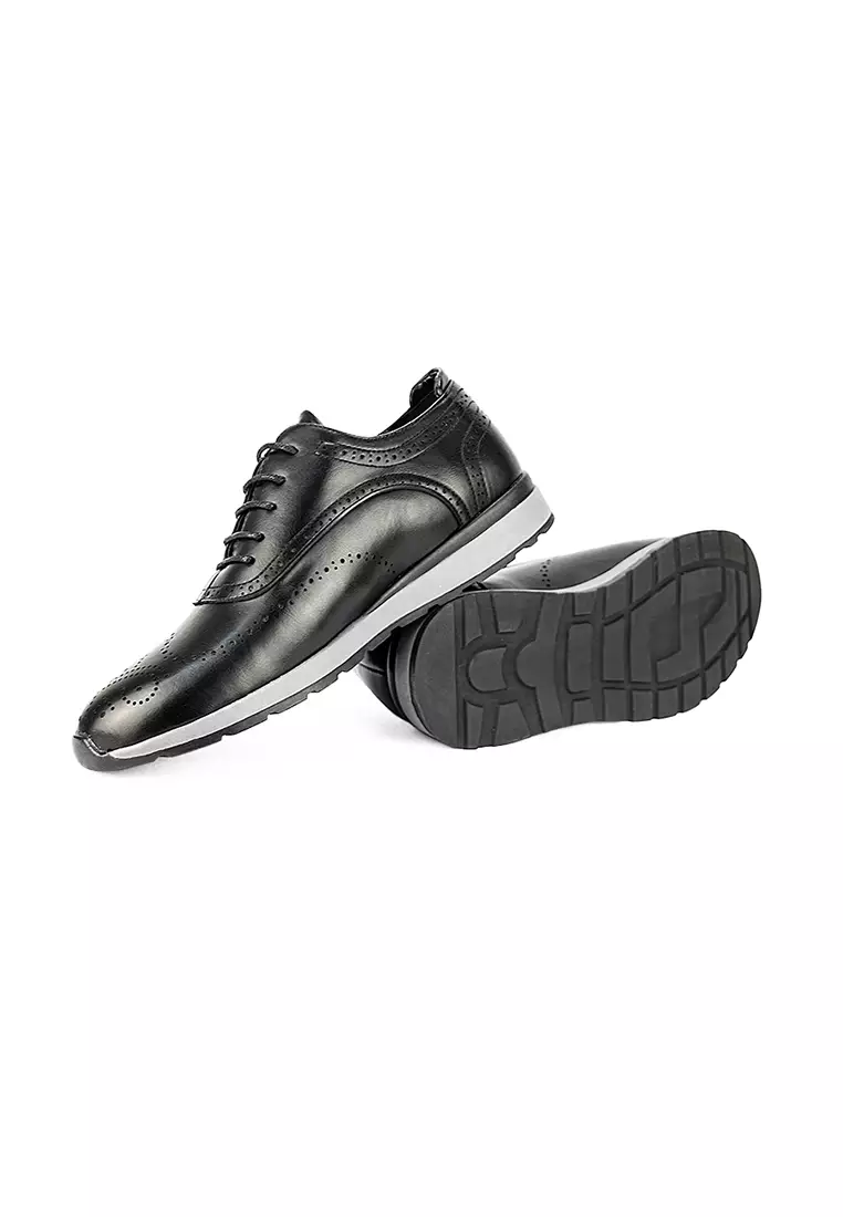 Buy Mario D' boro Runway Men's Casual Oxford Shoes MW 23459 Black C30 ...