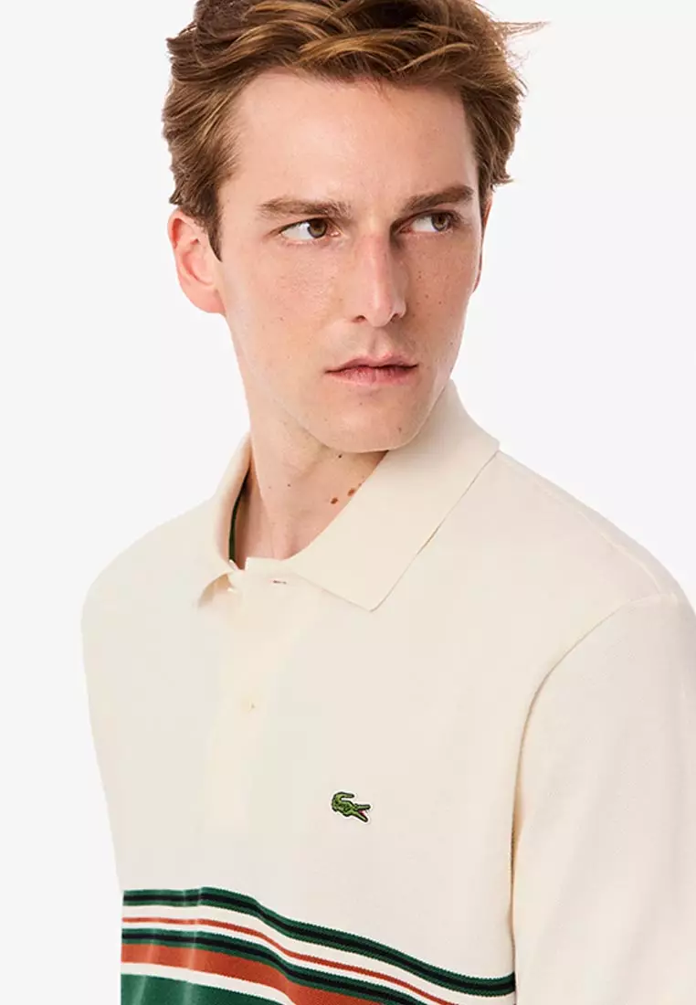 Buy Lacoste French Made Classic Fit Striped Polo Shirt 2026 Online ...