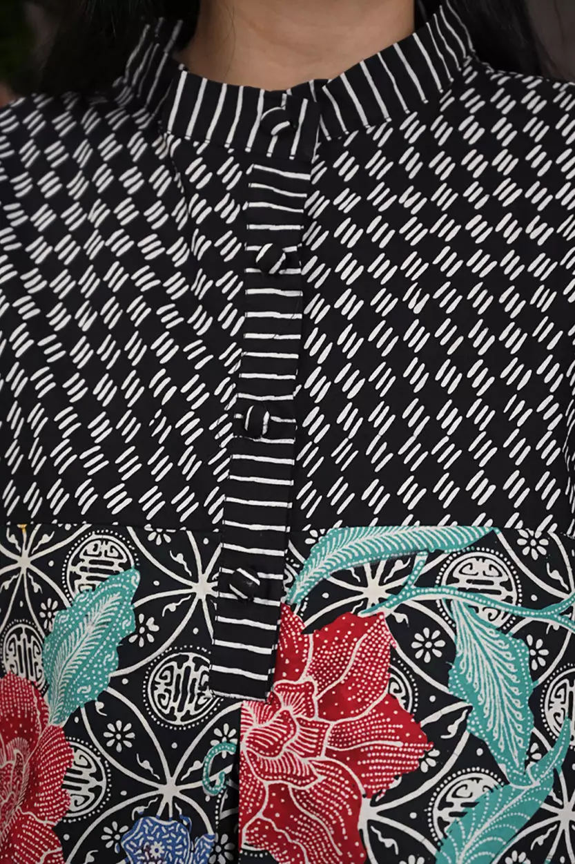 Jual Nona Rara Batik NONA RARA - Monara Encim T4124, Baju Kerja Blouse ...