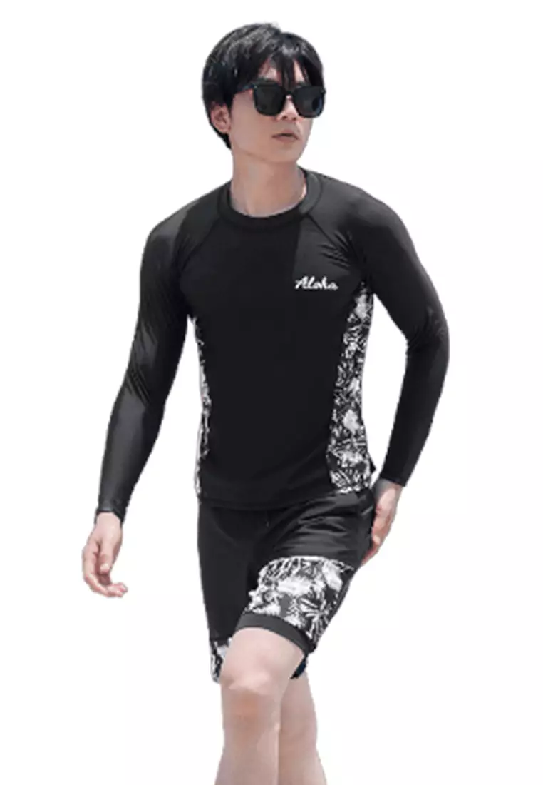 Buy LYCKA LLL3040 Korean Style Men Rash Guard 3-Pieces Set Multi Online ...