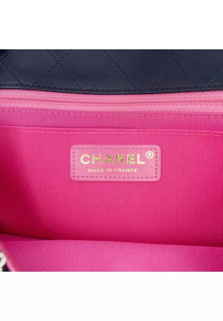 Buy CHANEL Pre-Loved Chanel Mini Rectangular Classic Multicolor Cotton ...