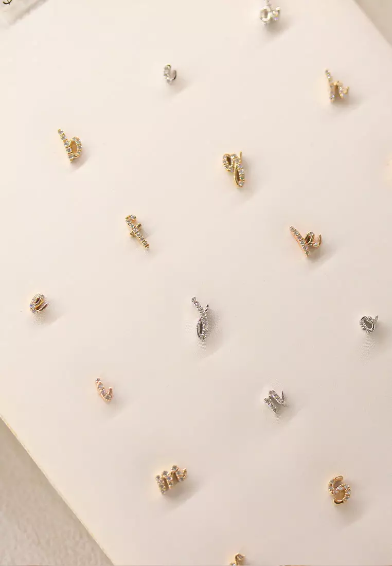mori Mori "z" alphabet earring 2024 | Buy mori Online | ZALORA Hong Kong