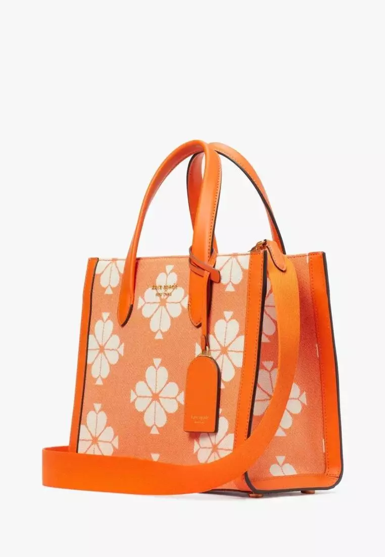 Jual Kate Spade Kate Spade Flower Two-Tone Canvas Manhattan Small Tote ...