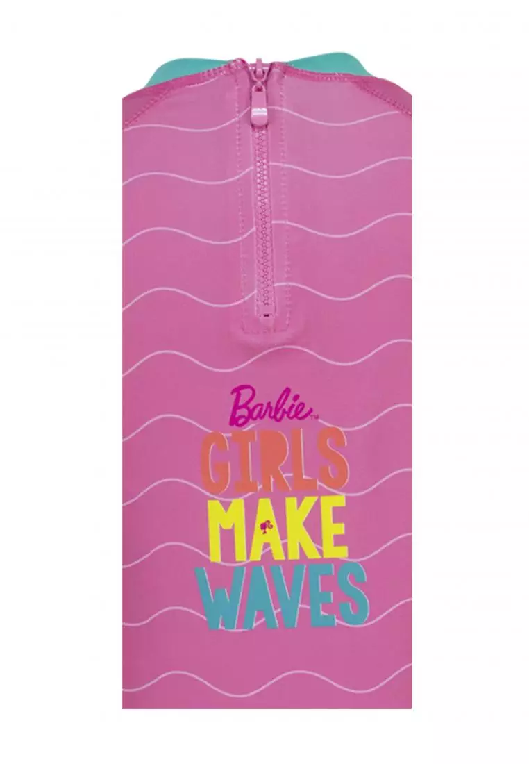 Buy Barbie Fantasy Rashguard Long-Sleeved Boyleg Set Girls Swimwear ...