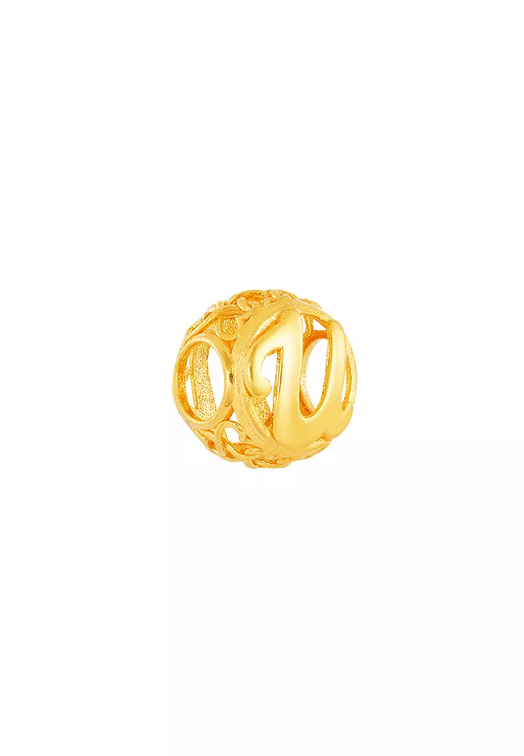 Buy HABIB HABIB 916/22K Yellow Gold Alphabet Charm A01 3555P Q0823(U ...