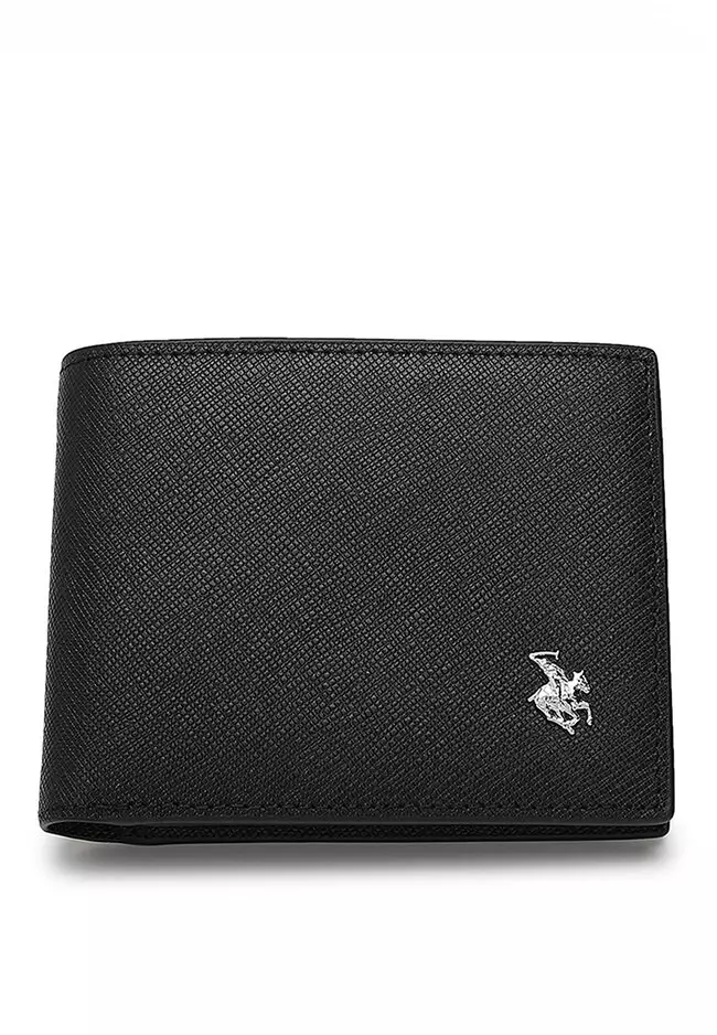 Buy Swiss Polo Genuine Leather RFID Short Wallet - Black Online ...
