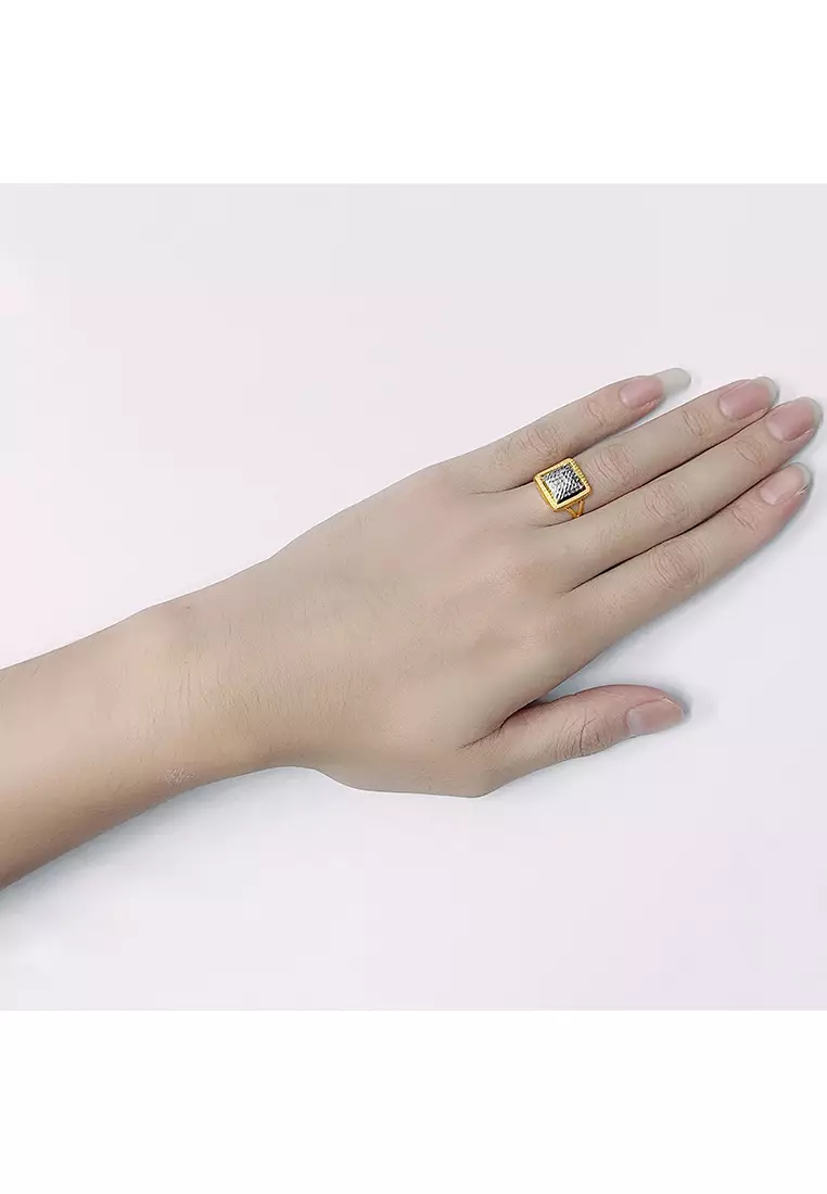 Buy MJ Jewellery MJ Jewellery 375/9K Gold Biscuit Ring C79 2025 Online ...