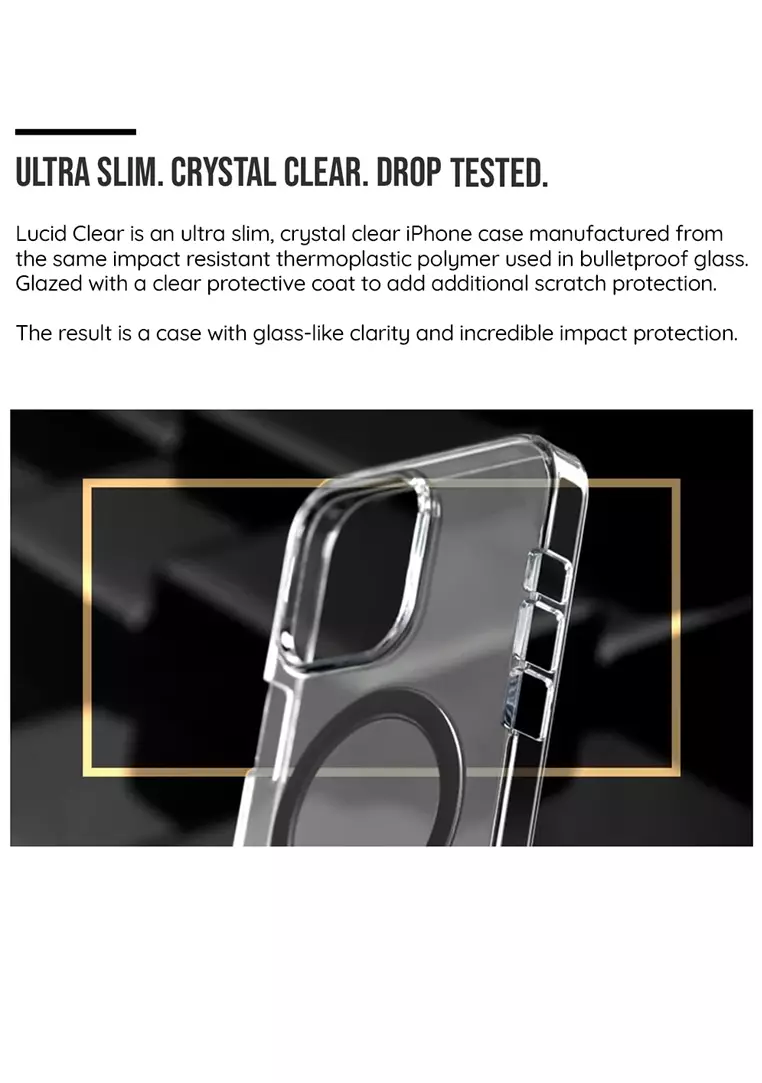 Jual Caudabe Original Case iPhone 14 Pro Max 6.7" - Caudabe Lucid Clear ...