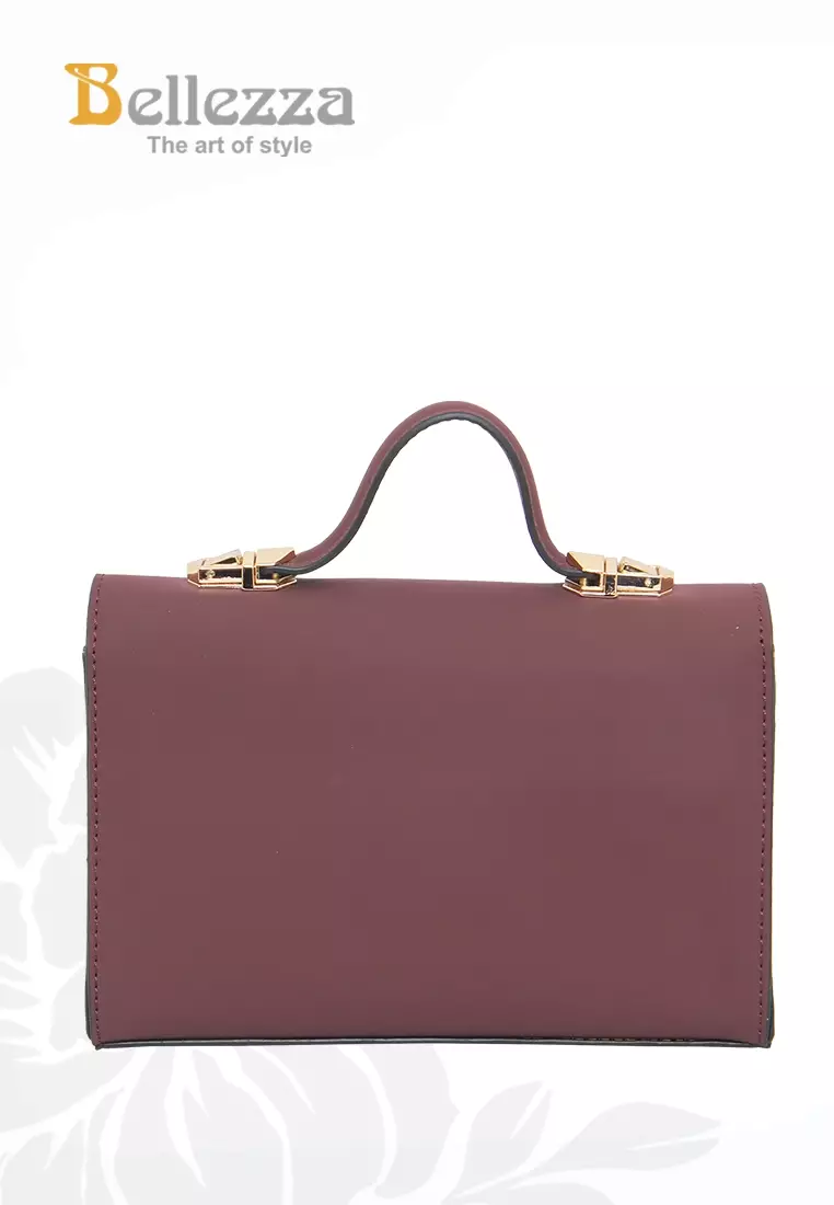 Jual Bellezza Bellezza Handbag MS-9808 Red Wine Original 2025 | ZALORA ...