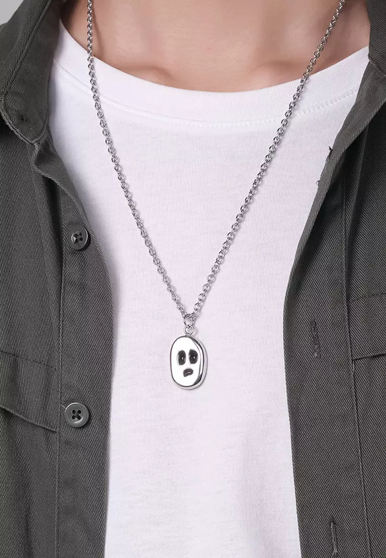 Buy HAPPY FRIDAYS Humor Grimace Pendant Necklace JW QF-DZ381 2025 ...