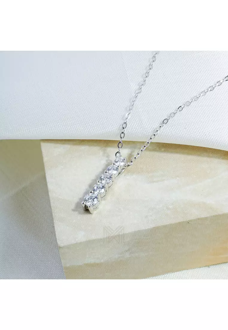 Buy Millenne Made For The Night Quintuple Diamond Cubic Zirconia White ...