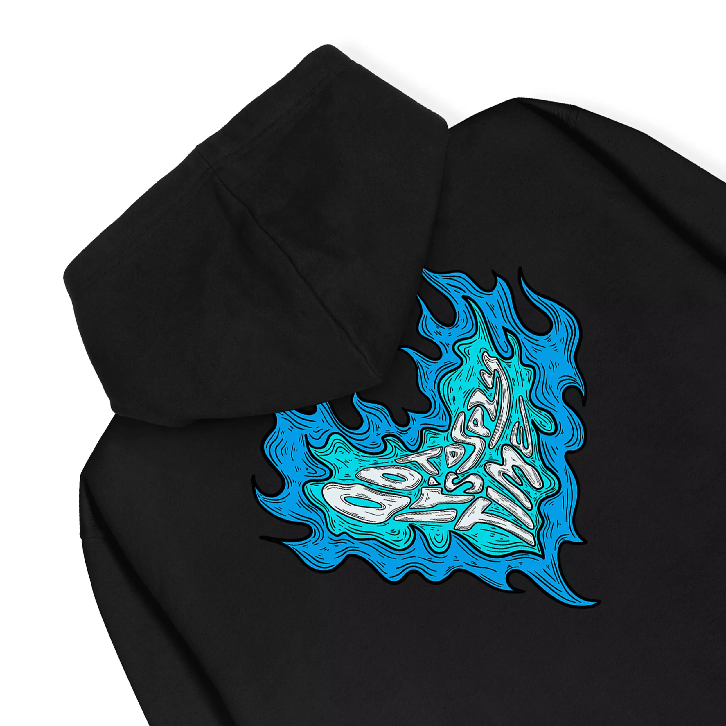 Jual ootdsupply OOTDSUPPLY - Pullover Hoodie Blue Fire 3rd Colors ...