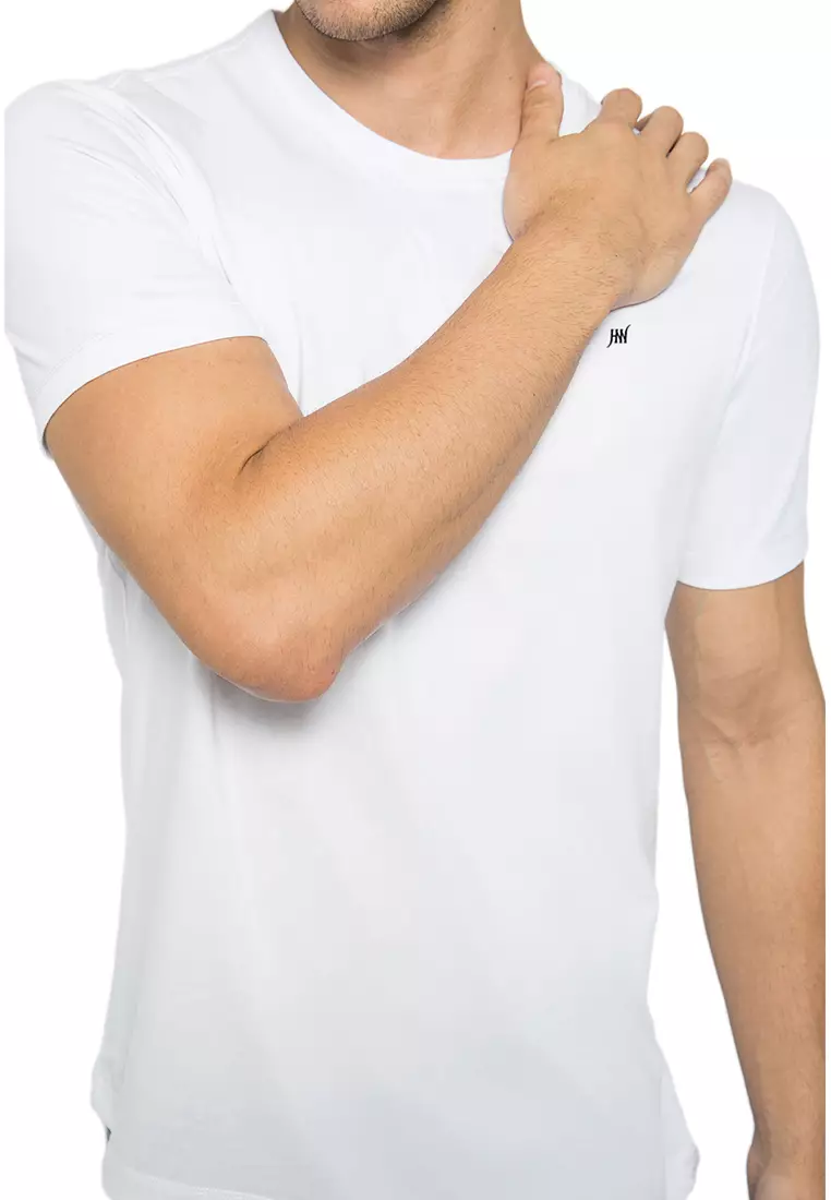 Jual Johnwin Johnwin - Kaos Pria - Kaos Polos Warna - Kaos Supima 40's ...
