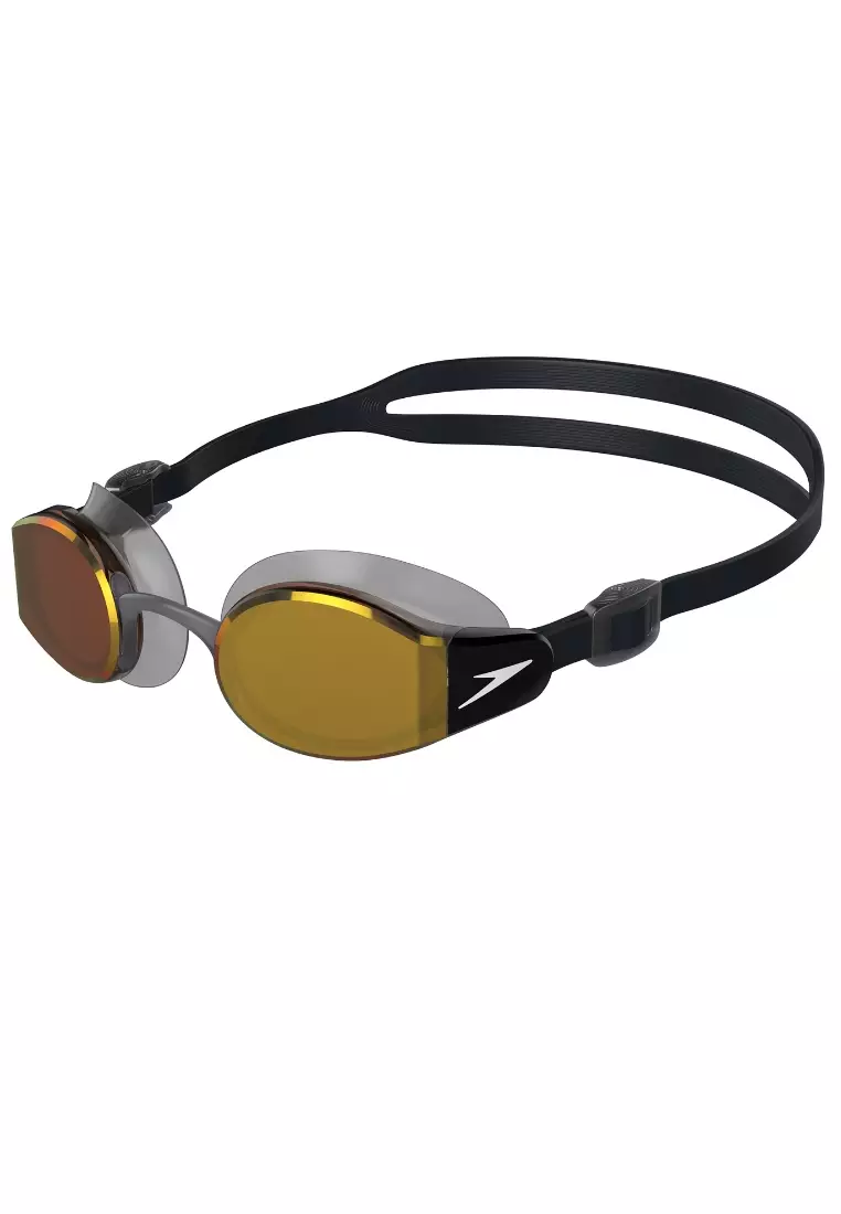Buy Speedo Mariner Pro Mirror Goggle (Back/Smoke/Fire Gold) 2025 Online ...