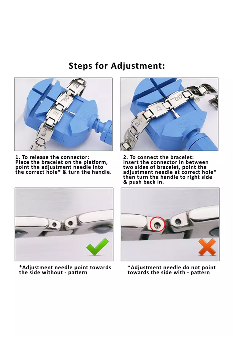 Buy YOUNIQ YOUNIQ Magnetic Titanium Steel Bracelet Health Chain for Men ...