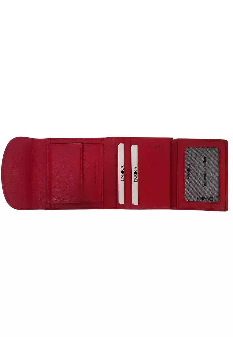 Buy Oxhide Wallet Women Short Leather -Compact Wallet Black - Oxhide ...