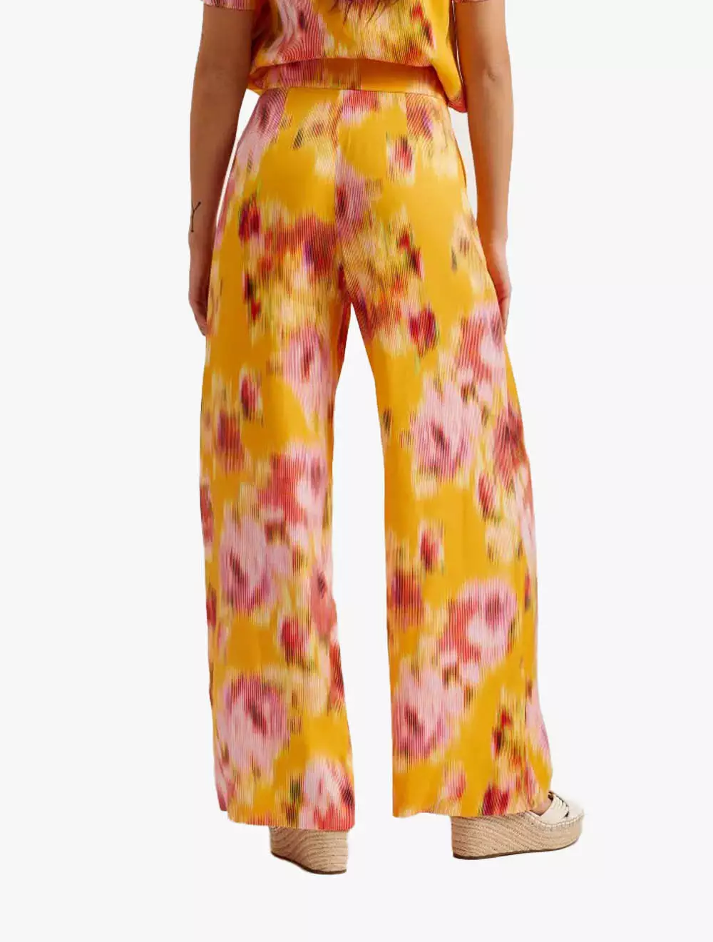 Jual Ted Baker HITAKO High Waisted Wide Leg Trouser - Orange Original ...