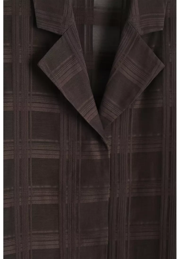 Buy COS SHEER CHECKED RESORT SHIRT 2026 Online | ZALORA Philippines