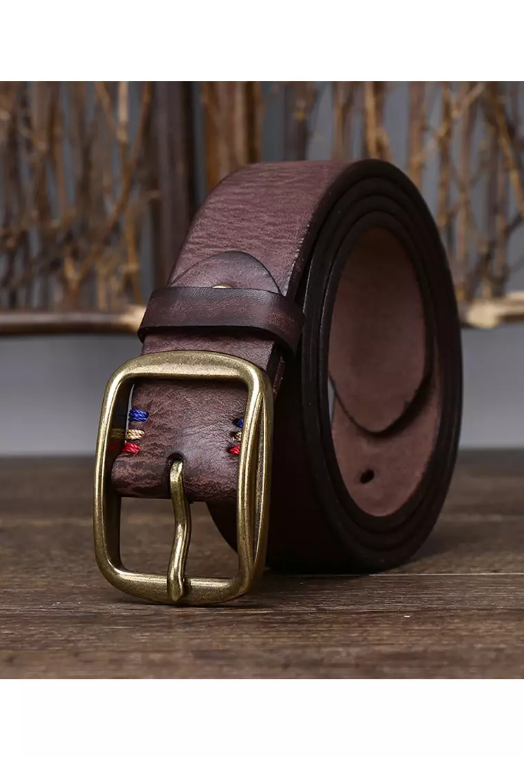 Buy Twenty Eight Shoes Handmade Vintage Full Gain Leather Belt CP113 ...