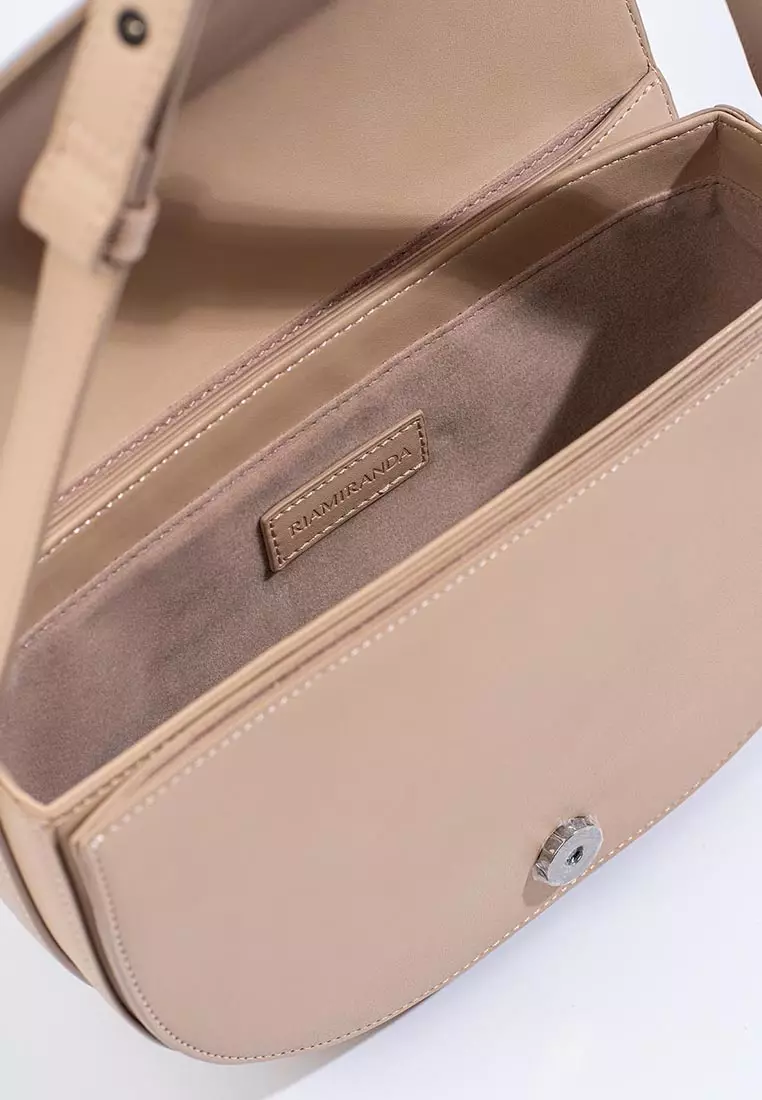 Jual Riamiranda Ria Miranda Beige Brynn Bag Original 2025 | ZALORA ...
