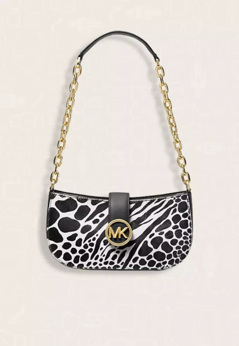 Jual MICHAEL KORS Michael Kors Carmen Small Animal Print Calf Hair ...