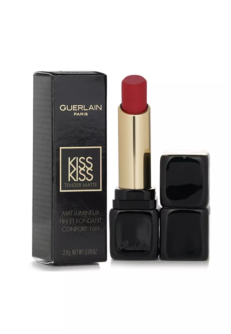 Guerlain GUERLAIN - Kisskiss Tender Matte Lipstick - # 910 Wanted Red 2 ...