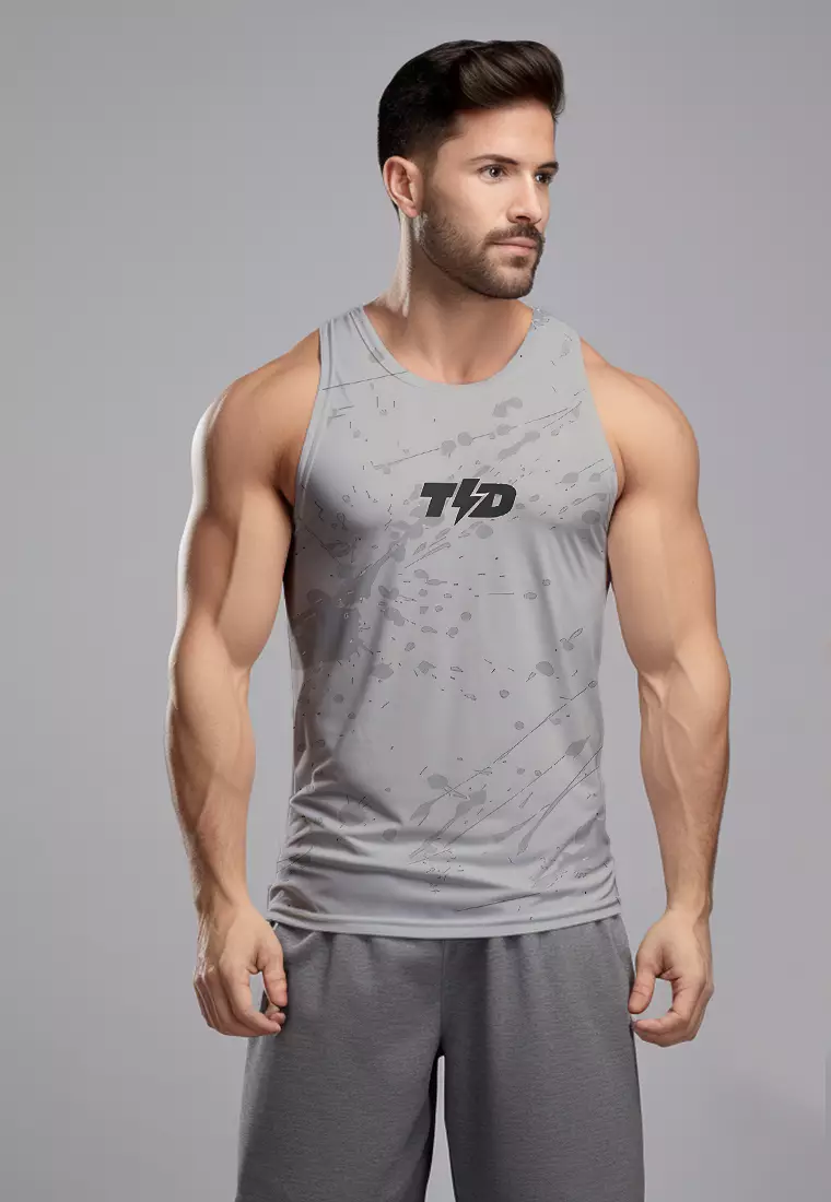 Jual TD Active MSA38 Muscle Tank Top Pria Gym Lari Crossfit SuperAirDry ...