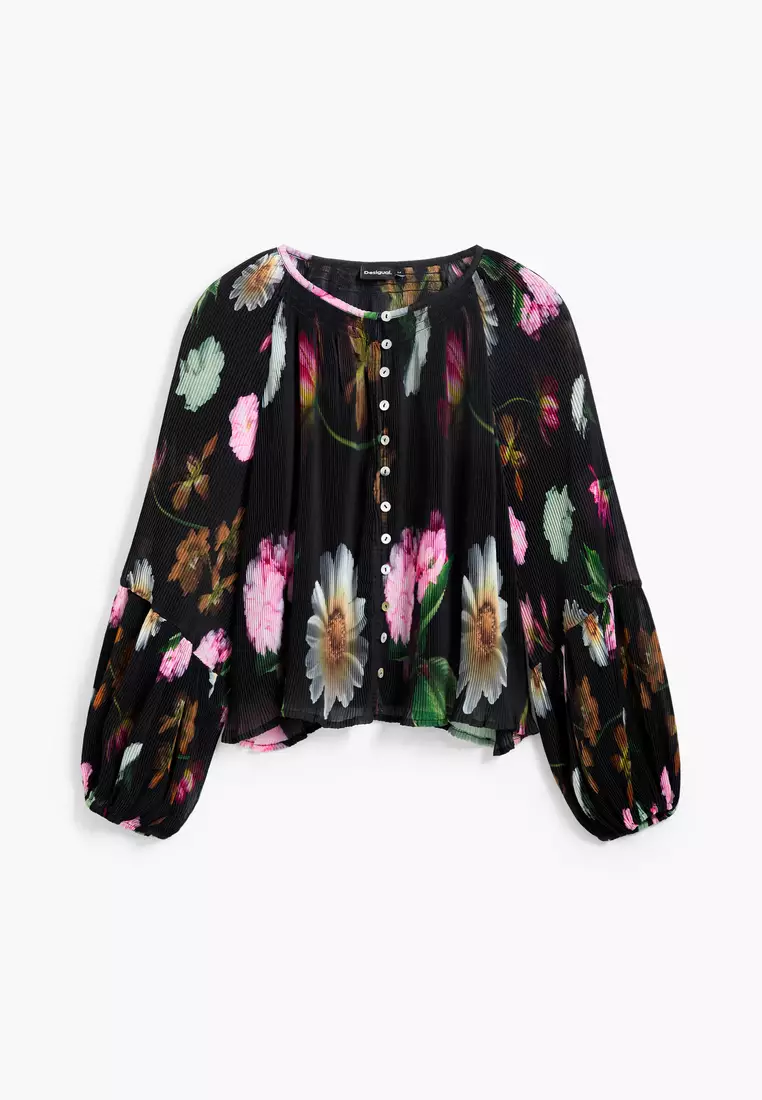 Jual Desigual Floral blouse Original 2025 | ZALORA Indonesia