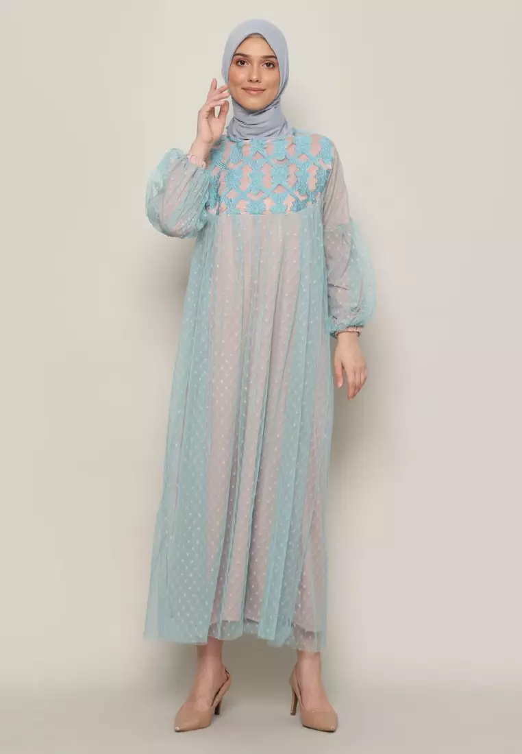 Jual FAME Gamis Wanita Leher Bulat Tosca - 9911170 Original 2025 ...