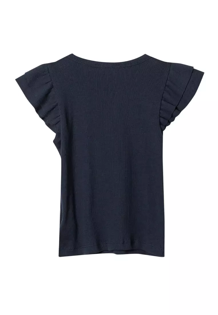 Buy GAP Rib Flutter Top 2025 Online | ZALORA Philippines