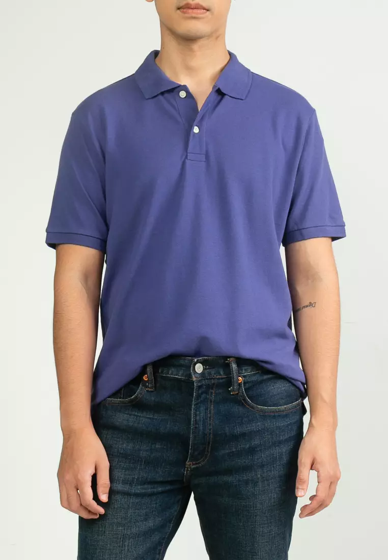 Buy GAP Solid Pique Polo Shirt 2025 Online | ZALORA Philippines