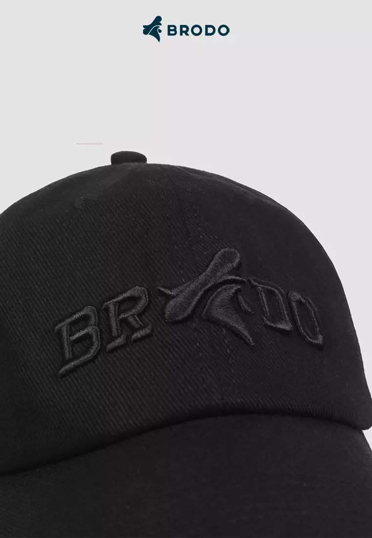 Jual Brodo BRODO - Varsy Hat Black Original 2024 | ZALORA Indonesia