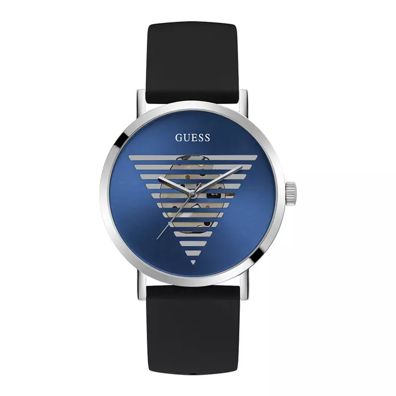 Jual Guess Jam Tangan Pria Guess Idol GW0503G2 Men Blue Dial Black ...