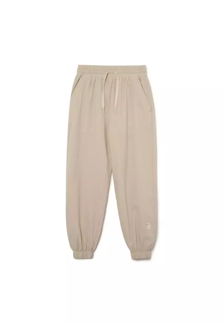 MLB MLB WOMEN'S MEDIUM LOGO CROP SET UP JOGGER PANTS BOSTON RED SOX ...