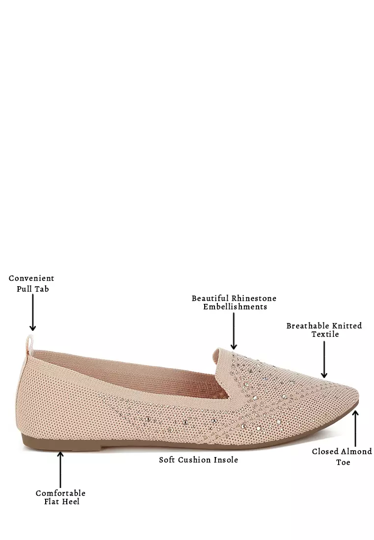 Buy London Rag Beige Rhinestone Loafers 2025 Online | ZALORA Philippines