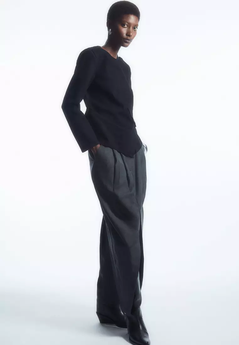 COS Draped Denim Top 2025 | Buy COS Online | ZALORA Hong Kong